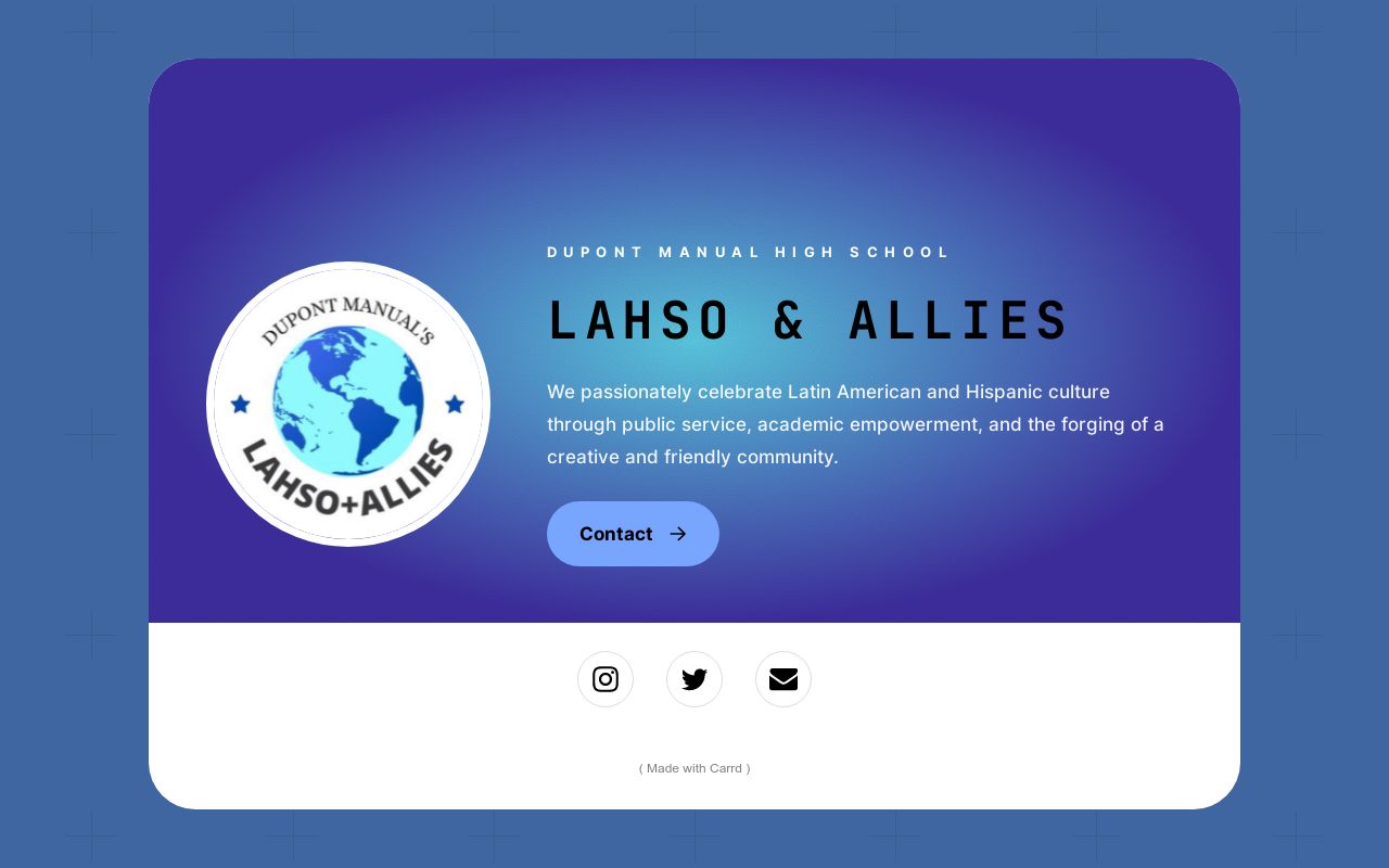 LAHSO & Allies' Carrd